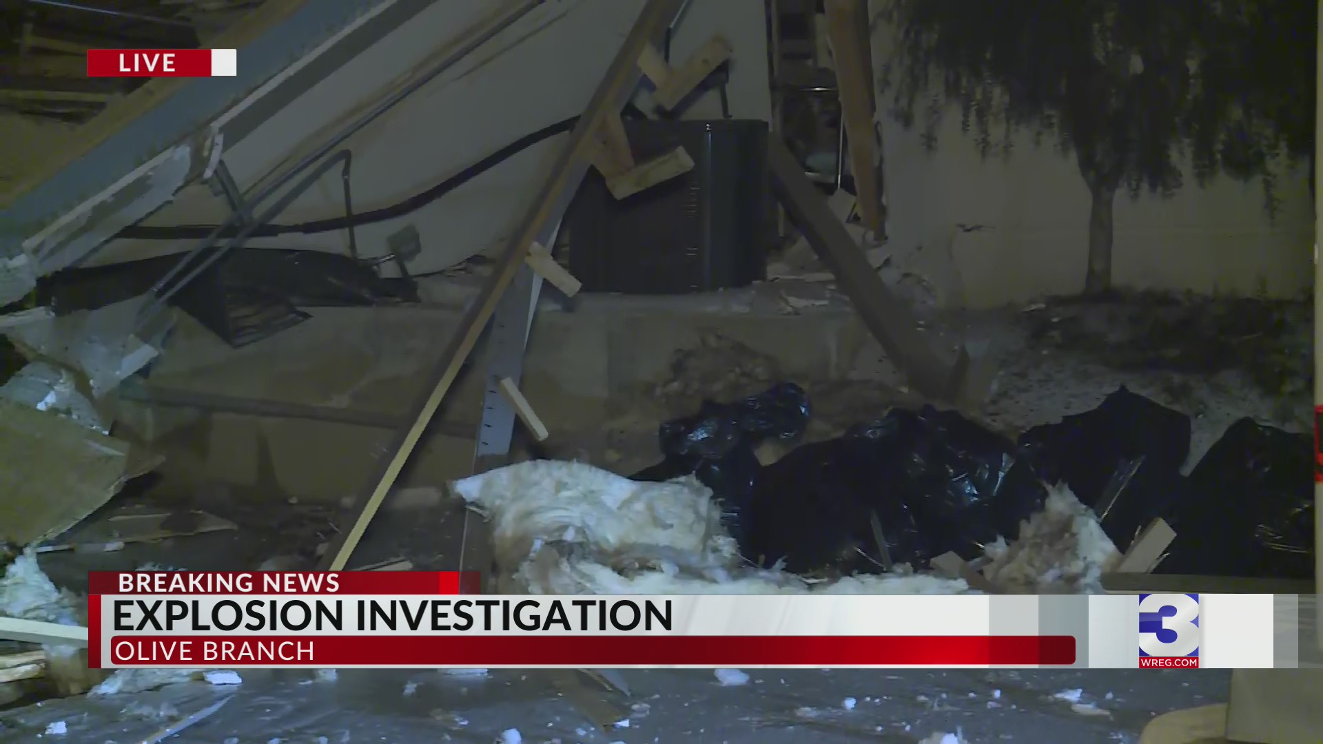 Gas device caused explosion at Olive Branch healthcare facility