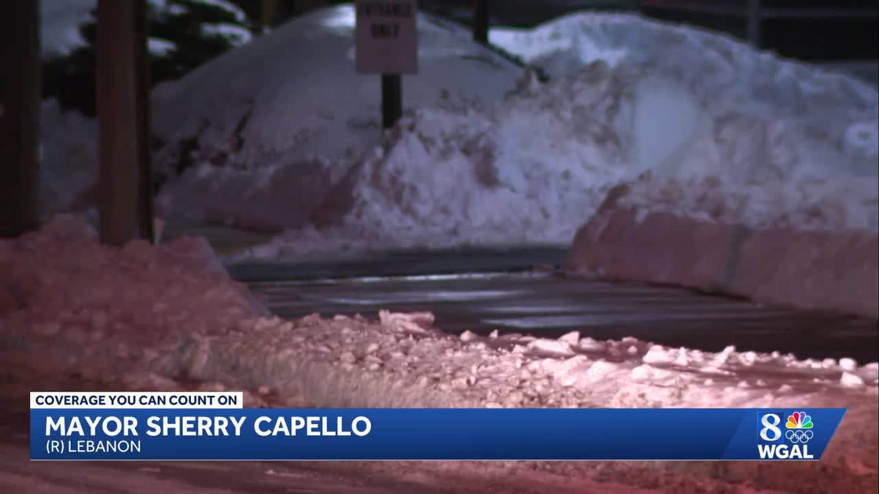Snow clean up continues in Lebanon
