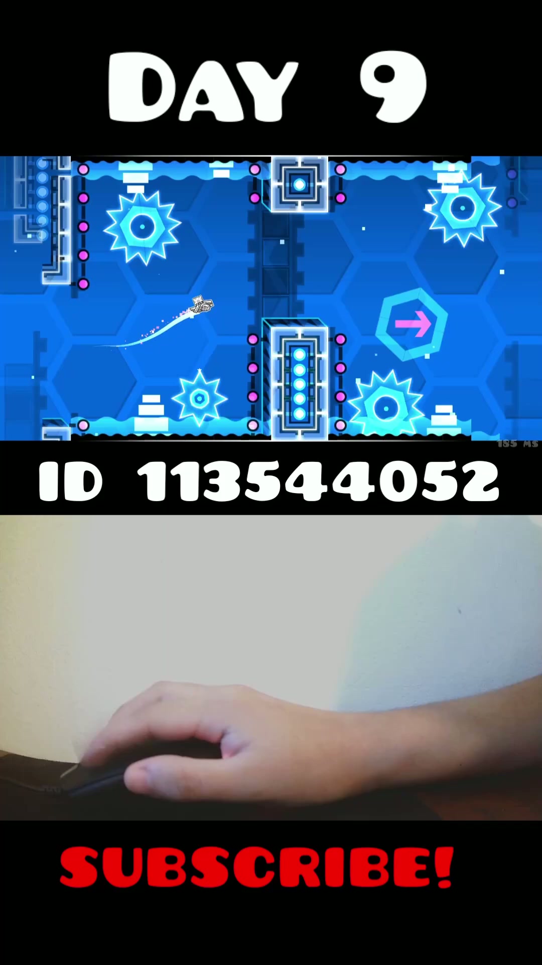 I spent 9 days playing random processing #geometrydash #gdupdate #gd #games