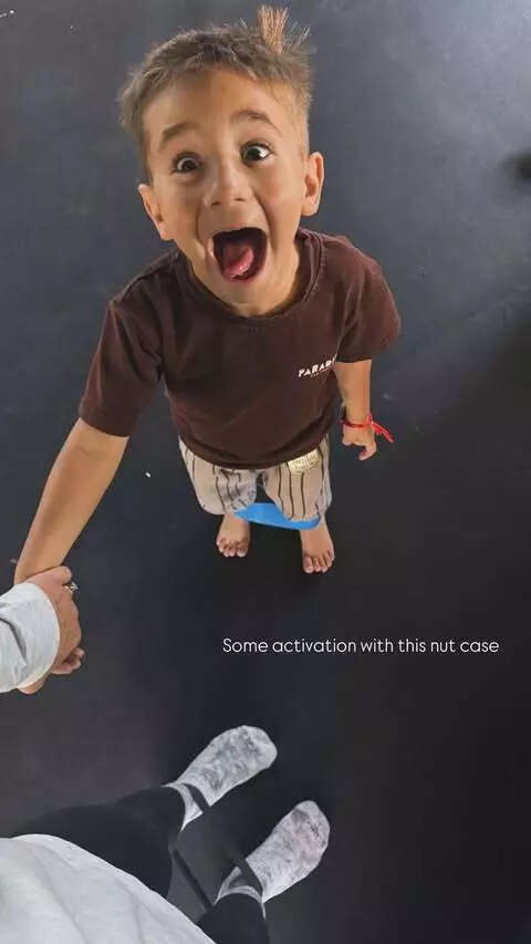 Nick Castellanos' wife Jessica shares a playful moment with their child ...