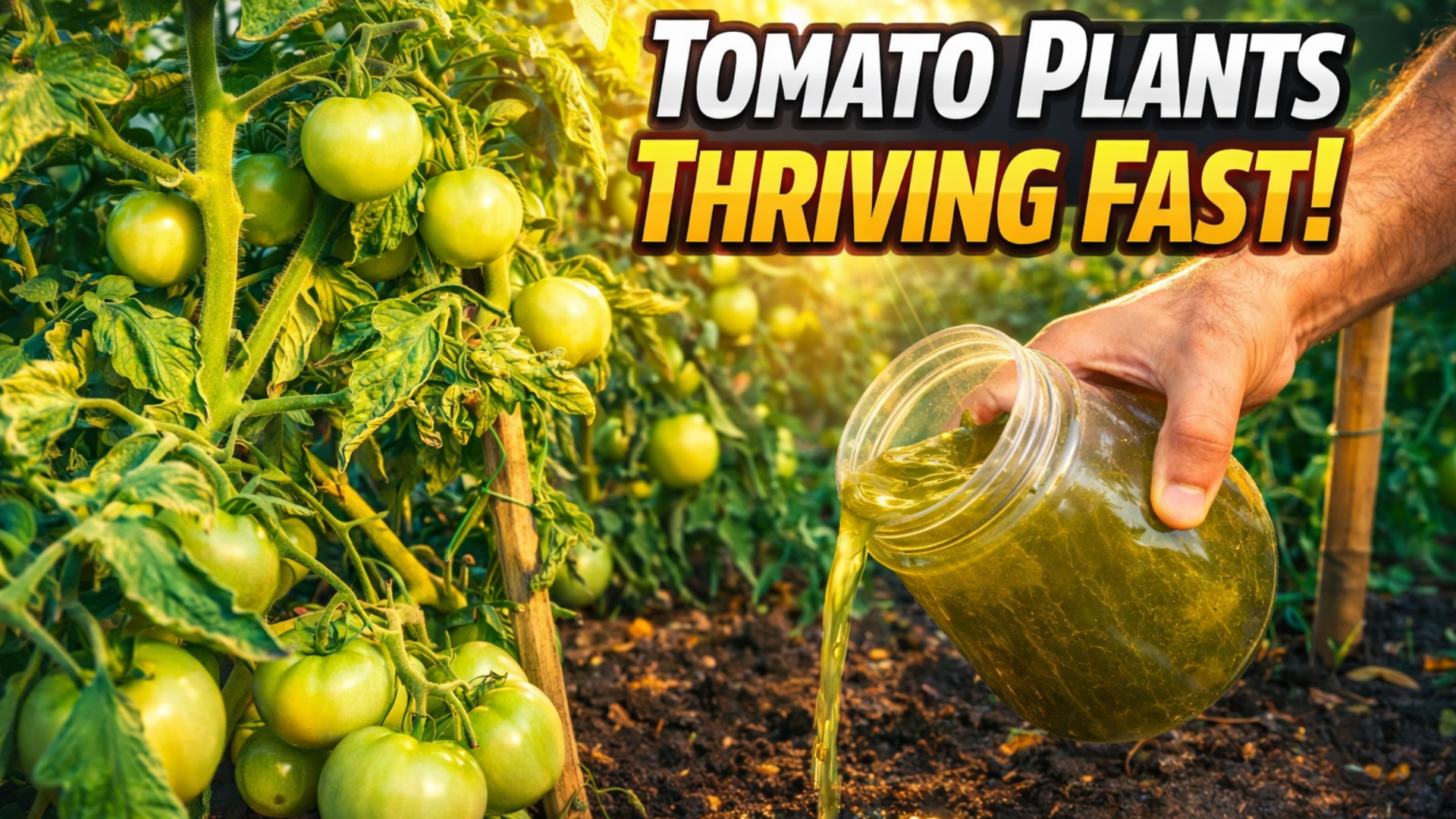 The secret to thick stems and high-yield tomato plants