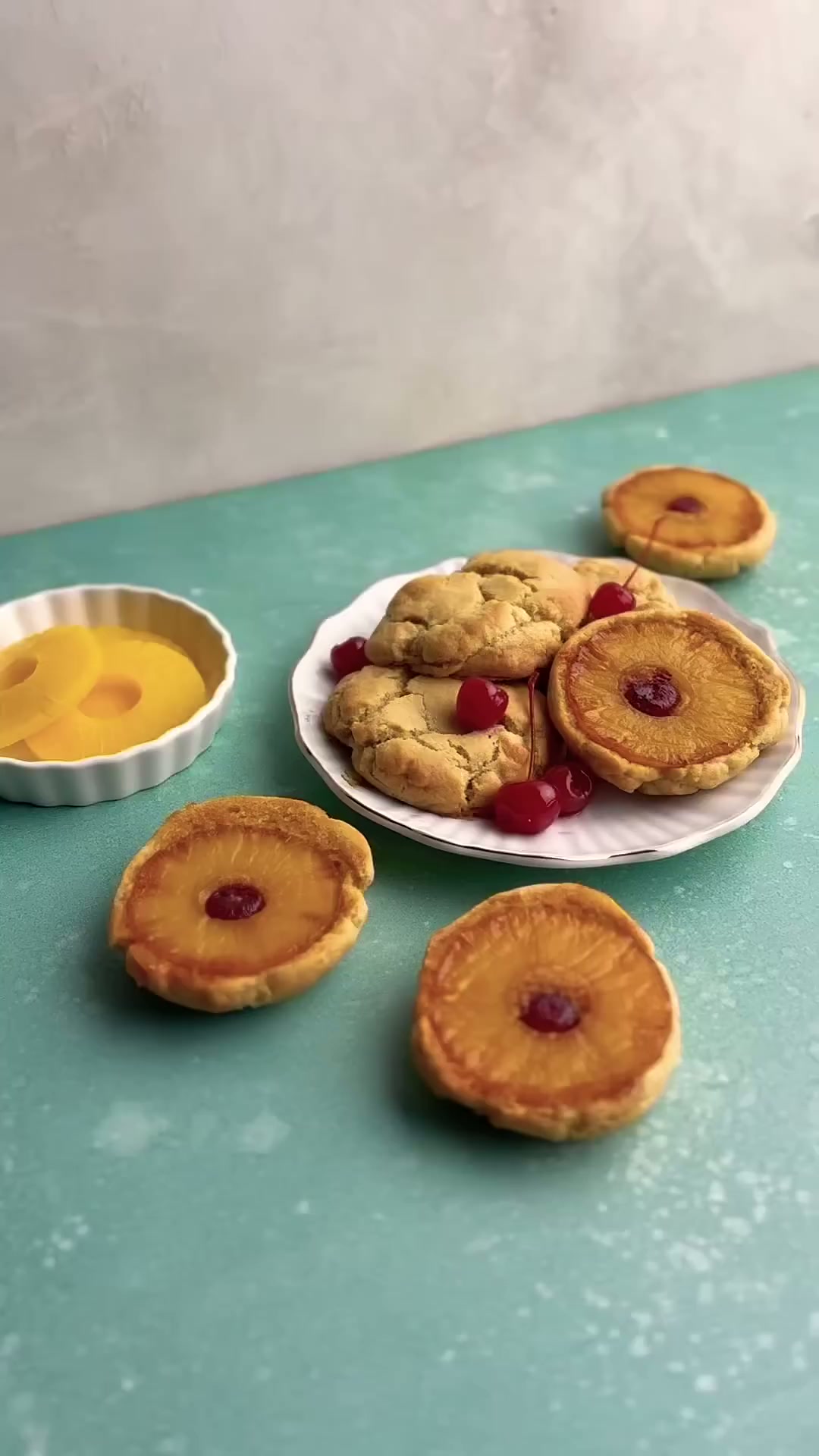 Pineapple upside down cookies #recipe