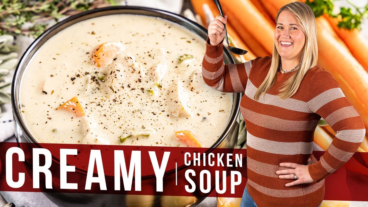 Creamy chicken soup