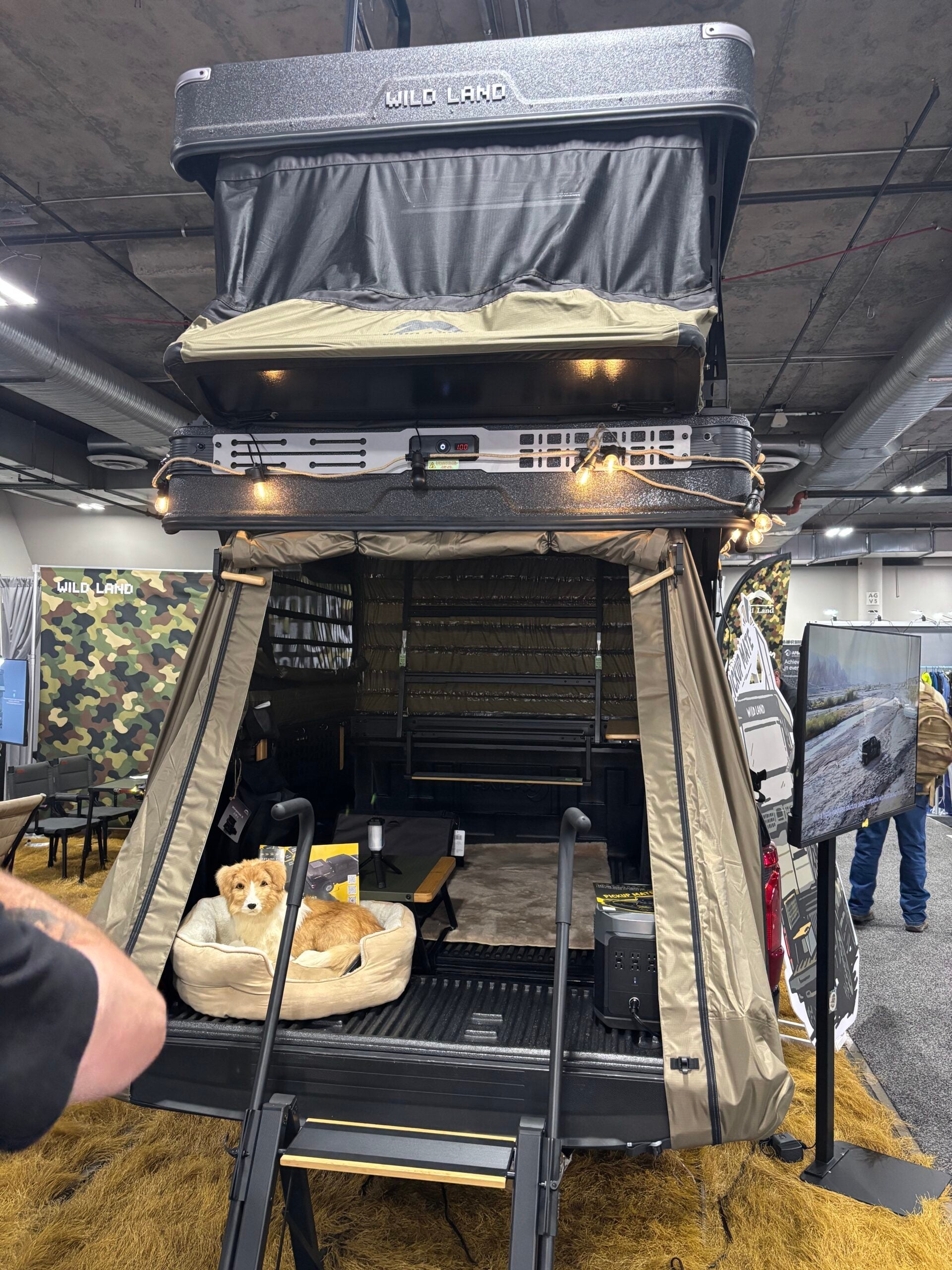 Wild Land Wingman X is a two-level, remote-lift truck basecamp [SHOT 2026]