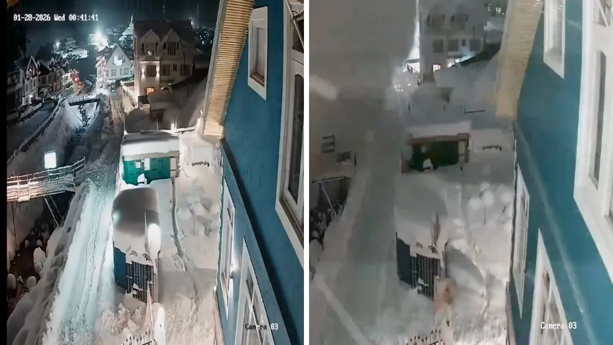 Avalanche hits Sonamarg as high-danger warning remains in place; CCTV ...