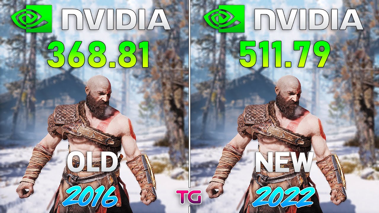Сomparison of Nvidia Drivers for 7 Years