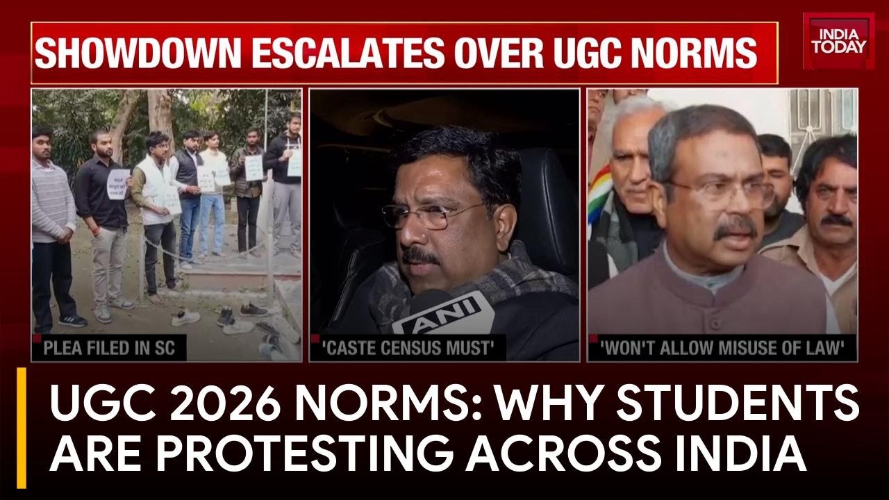 Massive row over new UGC 2026 equity norms as students protest across India