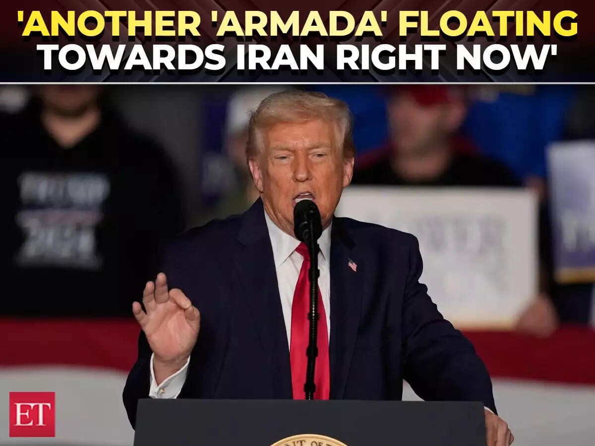 'Hope Tehran make a deal...': Trump says another 'armada' floating ...