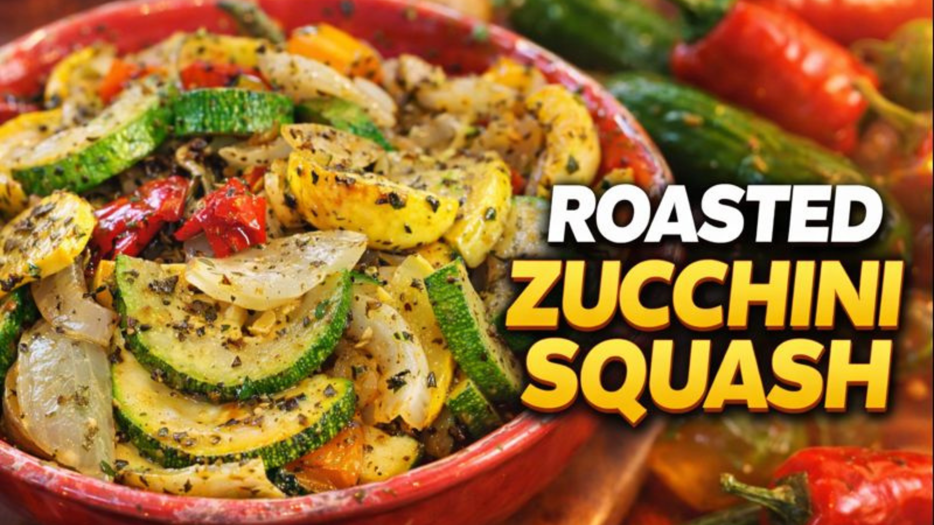 Simple & delicious roasted zucchini squash recipe