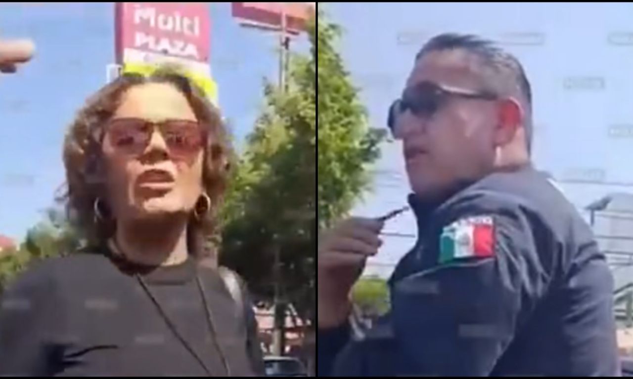 Lady estacionamiento: mujer deja su carro en camellón y amenaza a ...