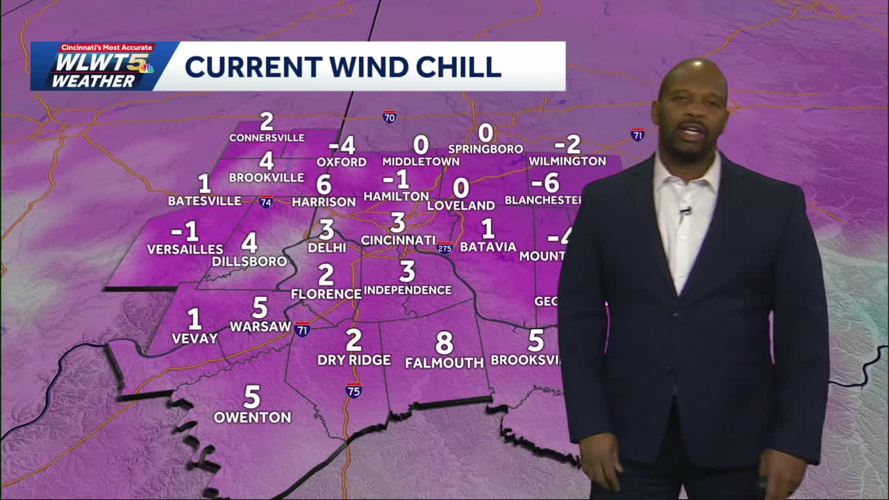 Dangerous wind chills continue with another chance for snow