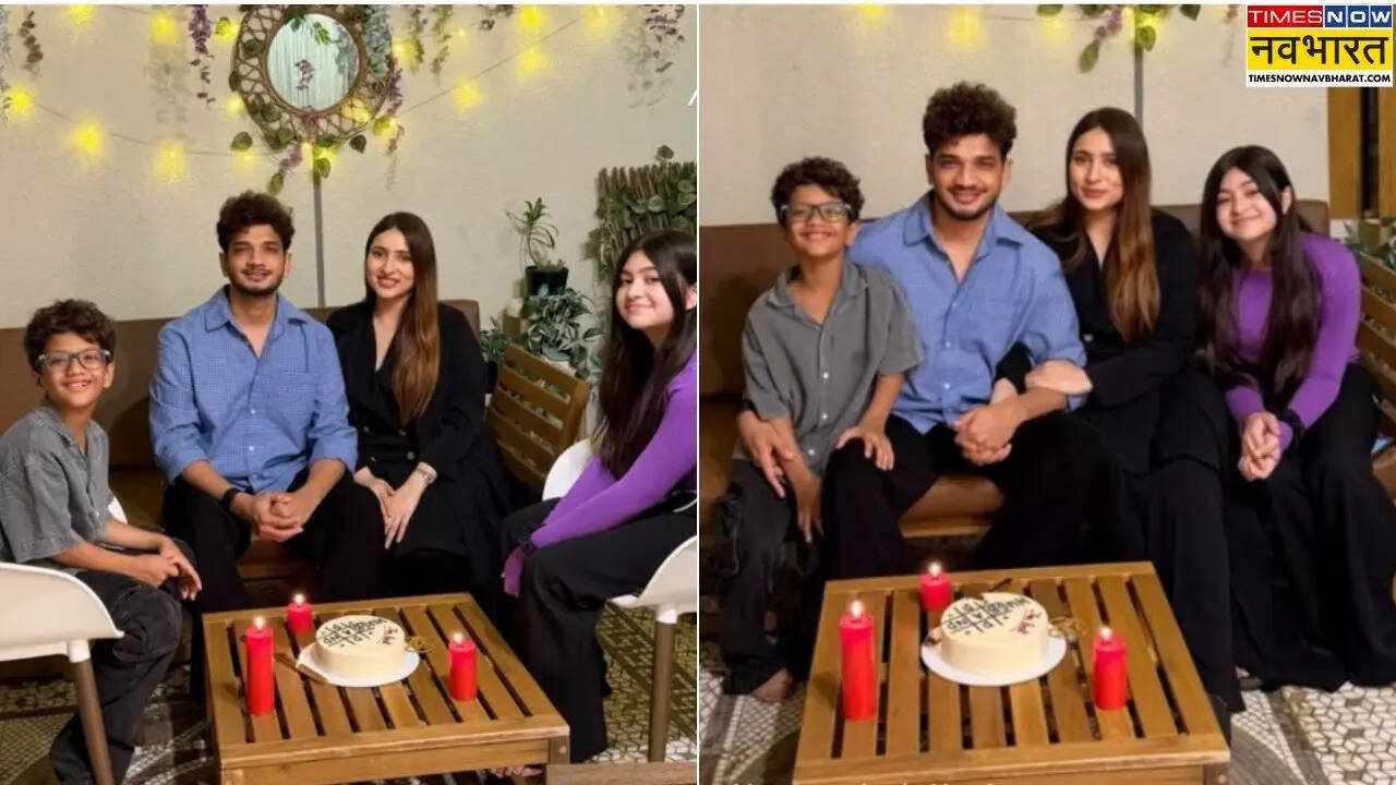 Munawar Faruqui के 32वें बर्थडे पर पत्नी मेहजबीन ने लुटाया प्यार ...