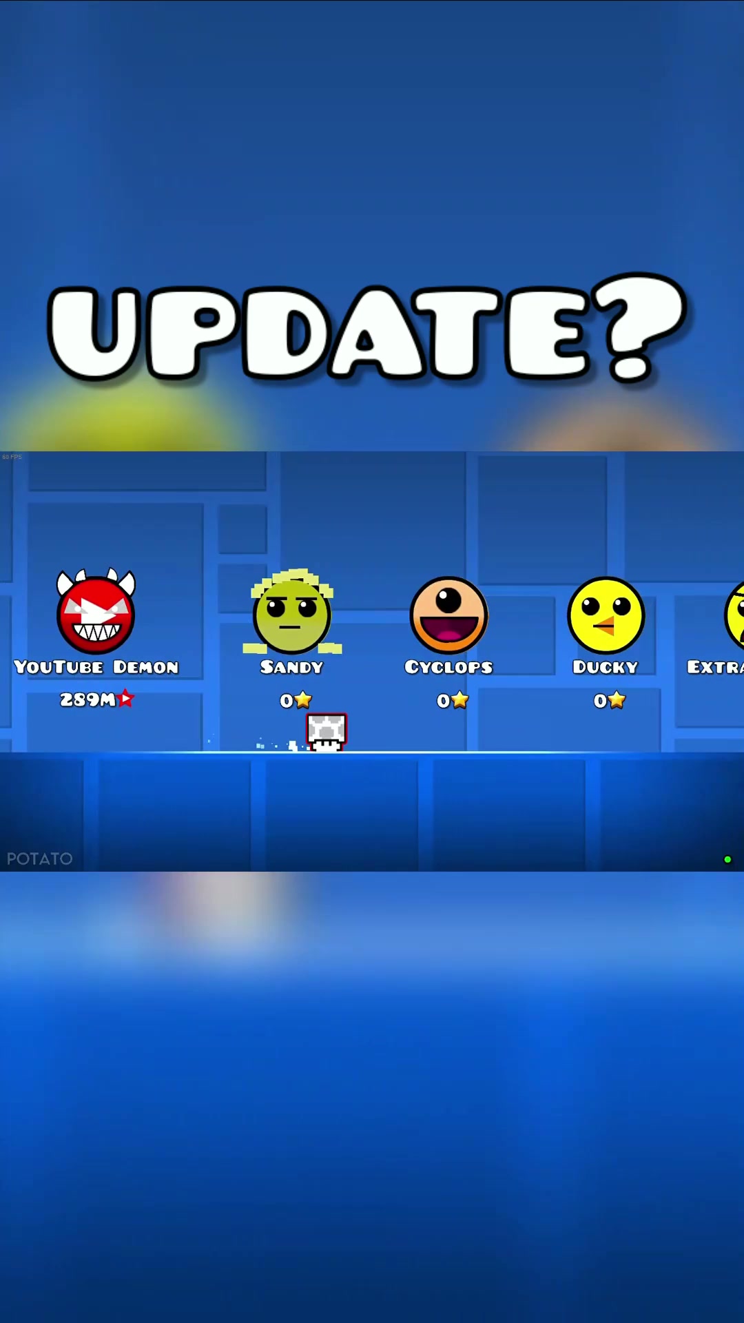 New difficulties in Geometry Dash 2.2? #deluxe12 #shorts
