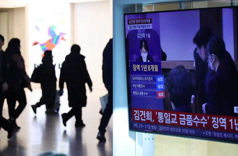 South Korean court sentences ex-first lady Kim Keon Hee to jail for ...