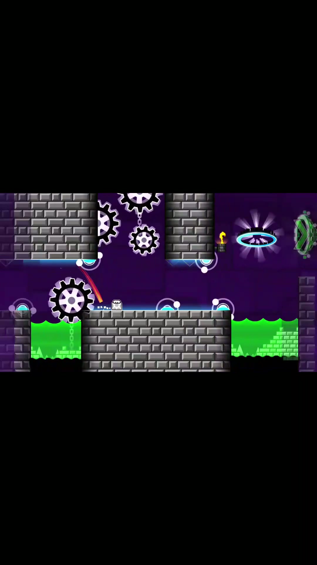 Geometry Dash but... the level is alive! #short