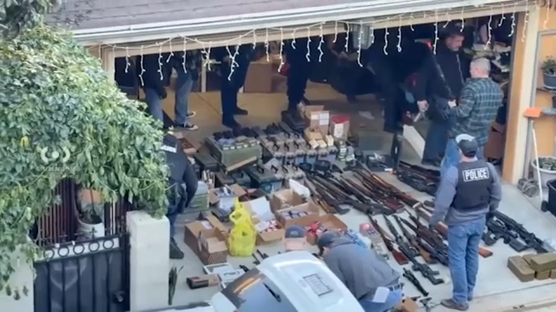 Large weapons seized from Lincoln Heights home during early morning search