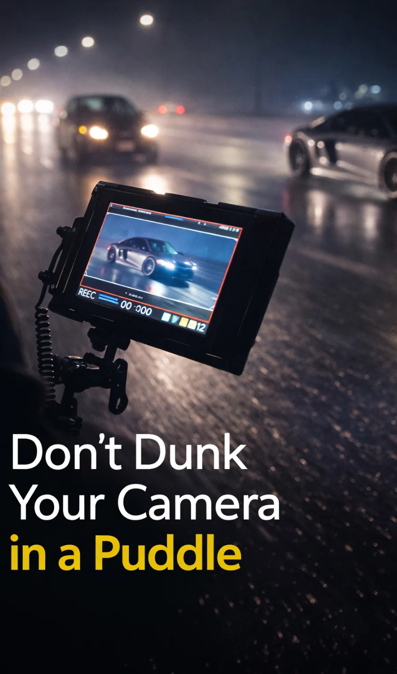 Don’t dunk your camera in a puddle