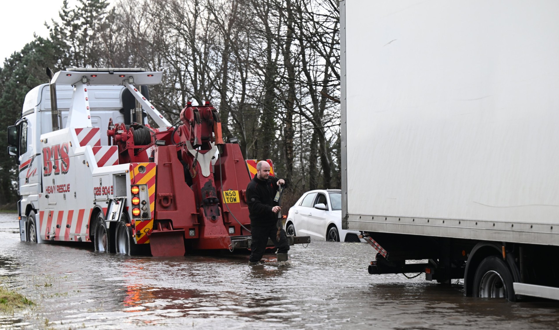 Flood chaos sweeps UK as Storm Chandra wreaks havoc