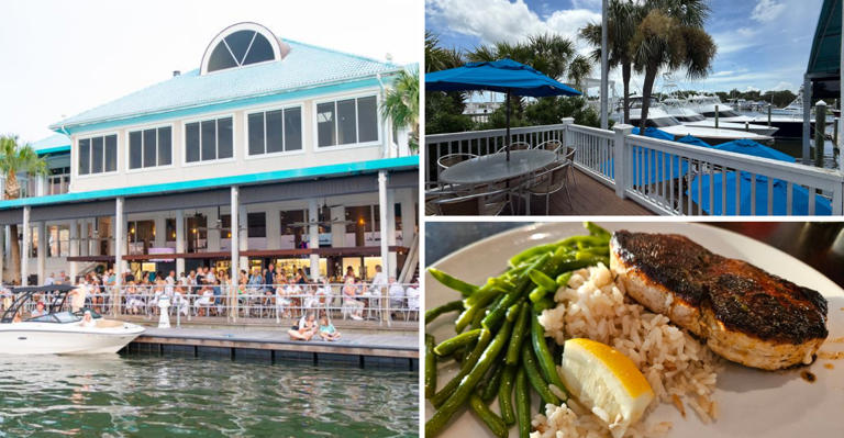 This North Carolina waterfront steakhouse is pure dinner-date perfection