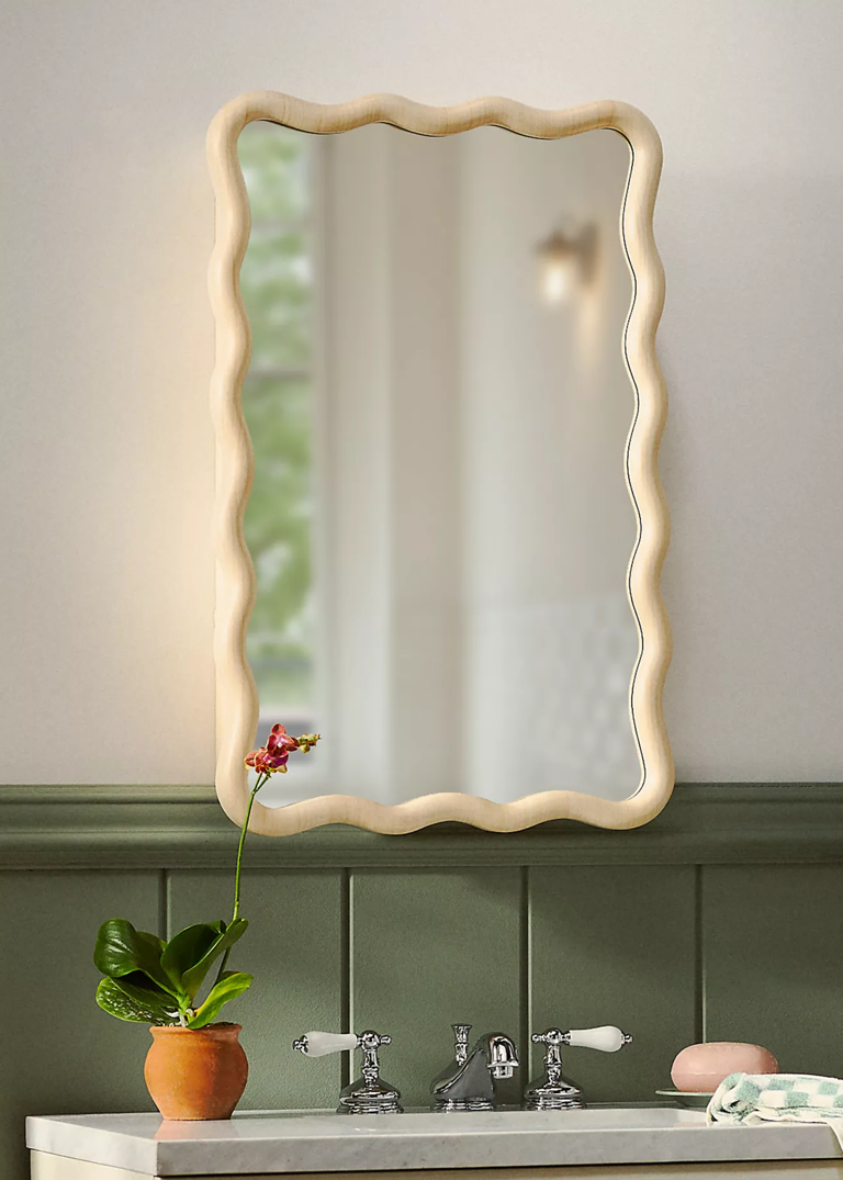 Anthropologie's bathroom storage mirrors are beautiful and practical