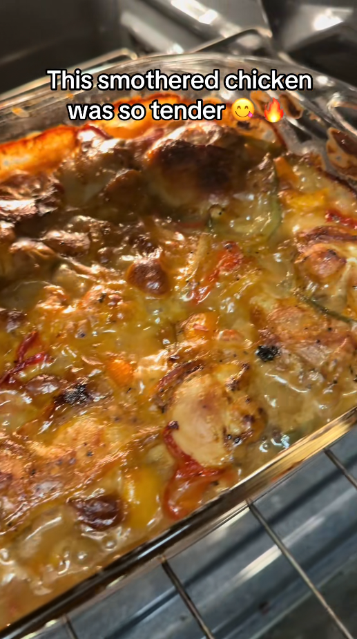 Smothered chicken tenders done right