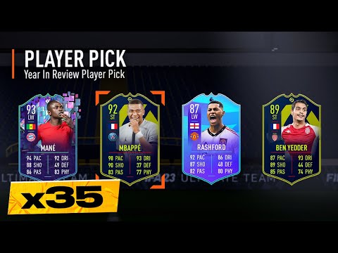 FIFA 23 35 x NEW Year in Review Player Pick Packs!