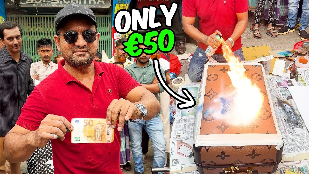 I Gave a Street Artist 50 Euros to Paint My Louis Vuitton Suitcase