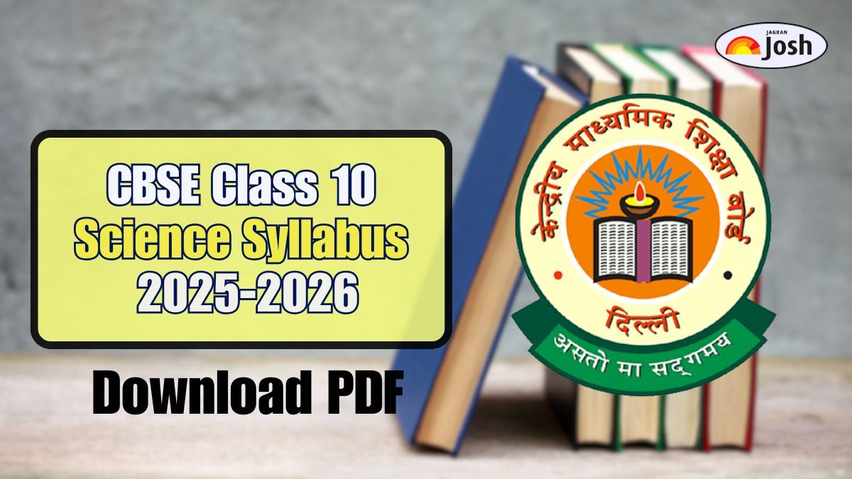CBSE class 10 science syllabus 2025-2026: Download PDF