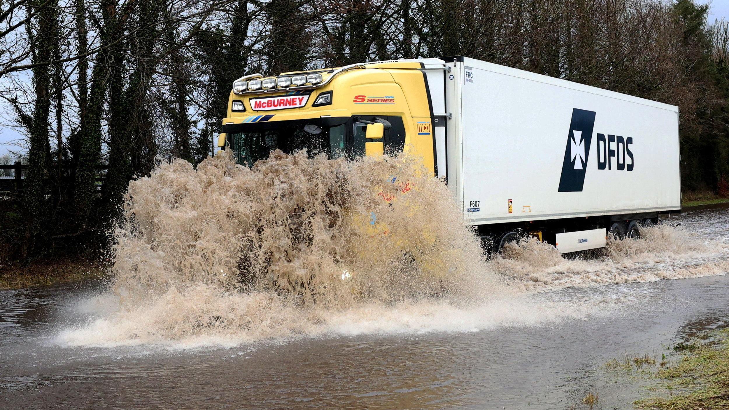 Ice warning in force as power restored after Storm Chandra
