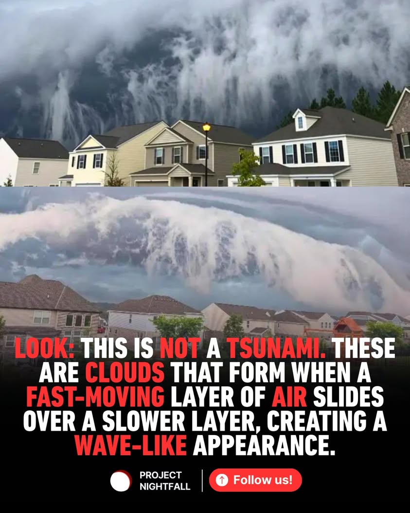 These clouds look unreal, but they are a real phenomenon called Kelvin ...