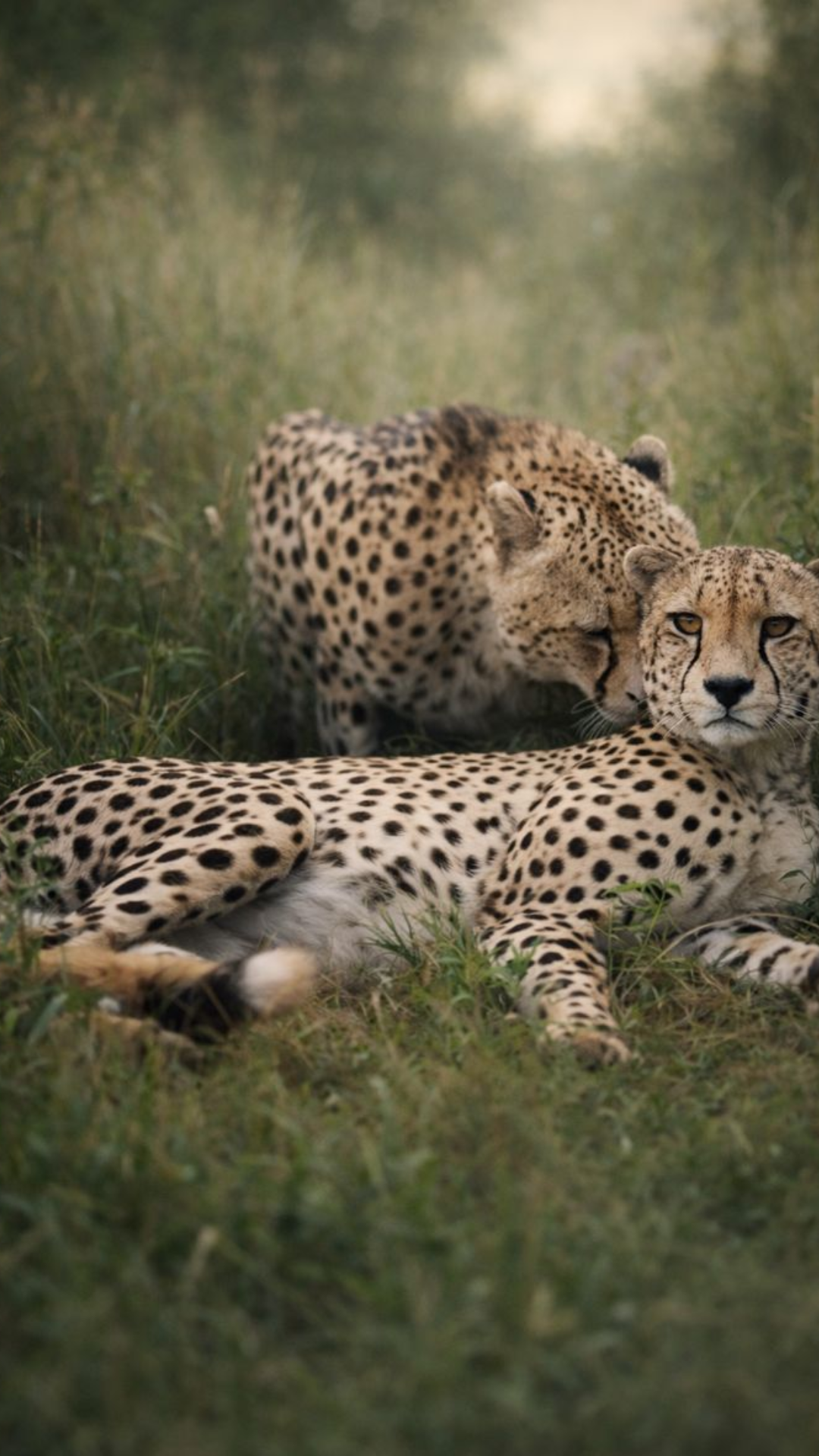 How mutual grooming strengthens bonds between cheetah brothers