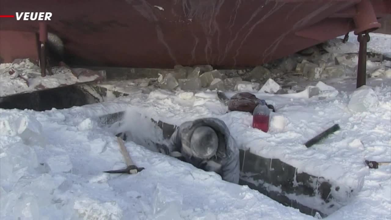 This line of work means spending your days in subzero conditions