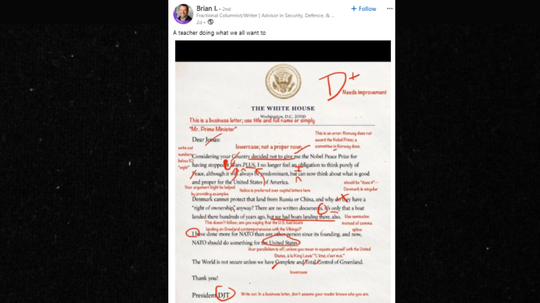 Donald Trump’s message to Norwegian PM gets 'D+' from internet– for his ...