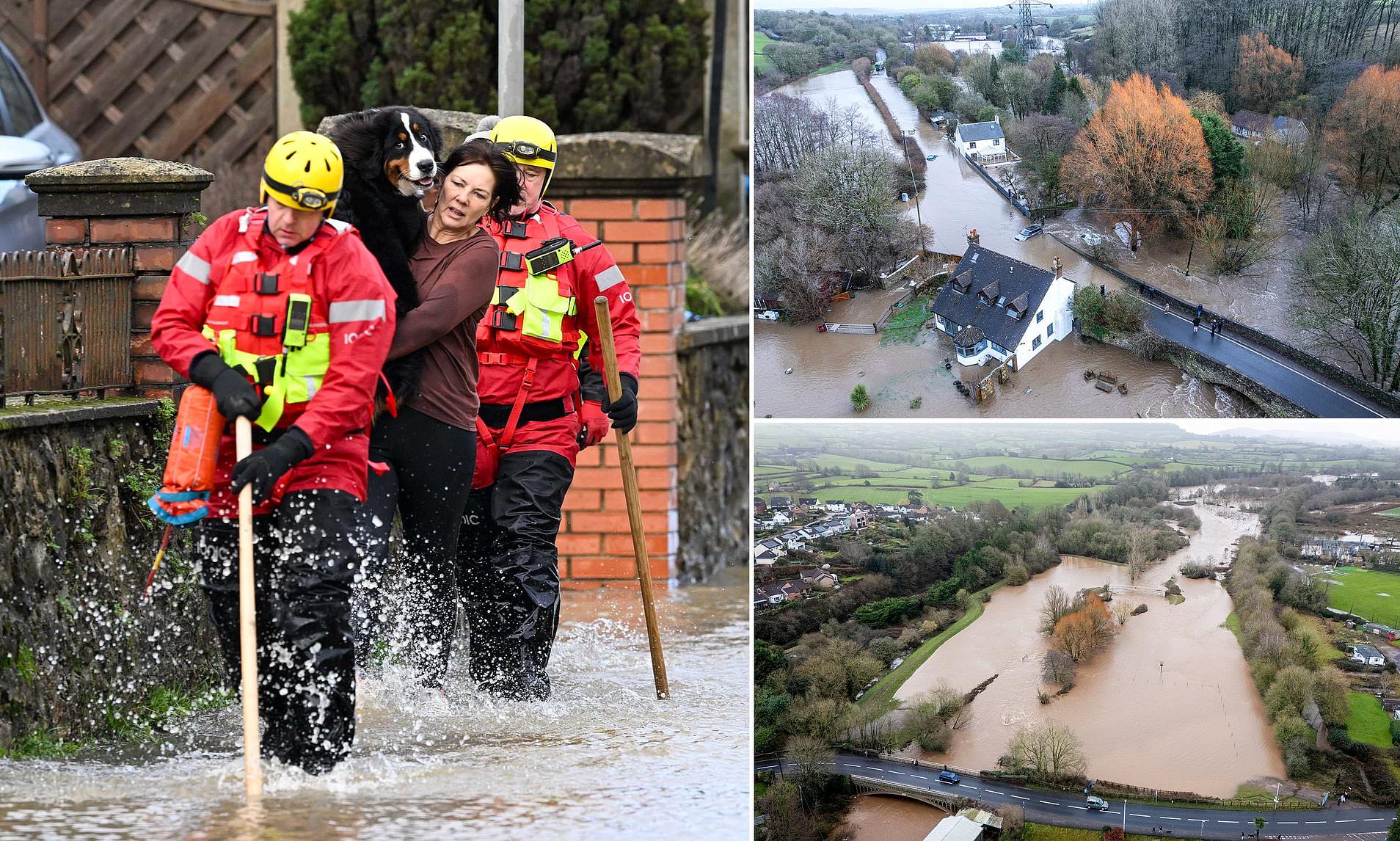 Major incident declared as flooding from Storm Chandra hits South West ...