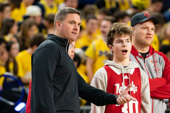 Bengals coach Zac Taylor was at Michigan for Nebraska's first loss