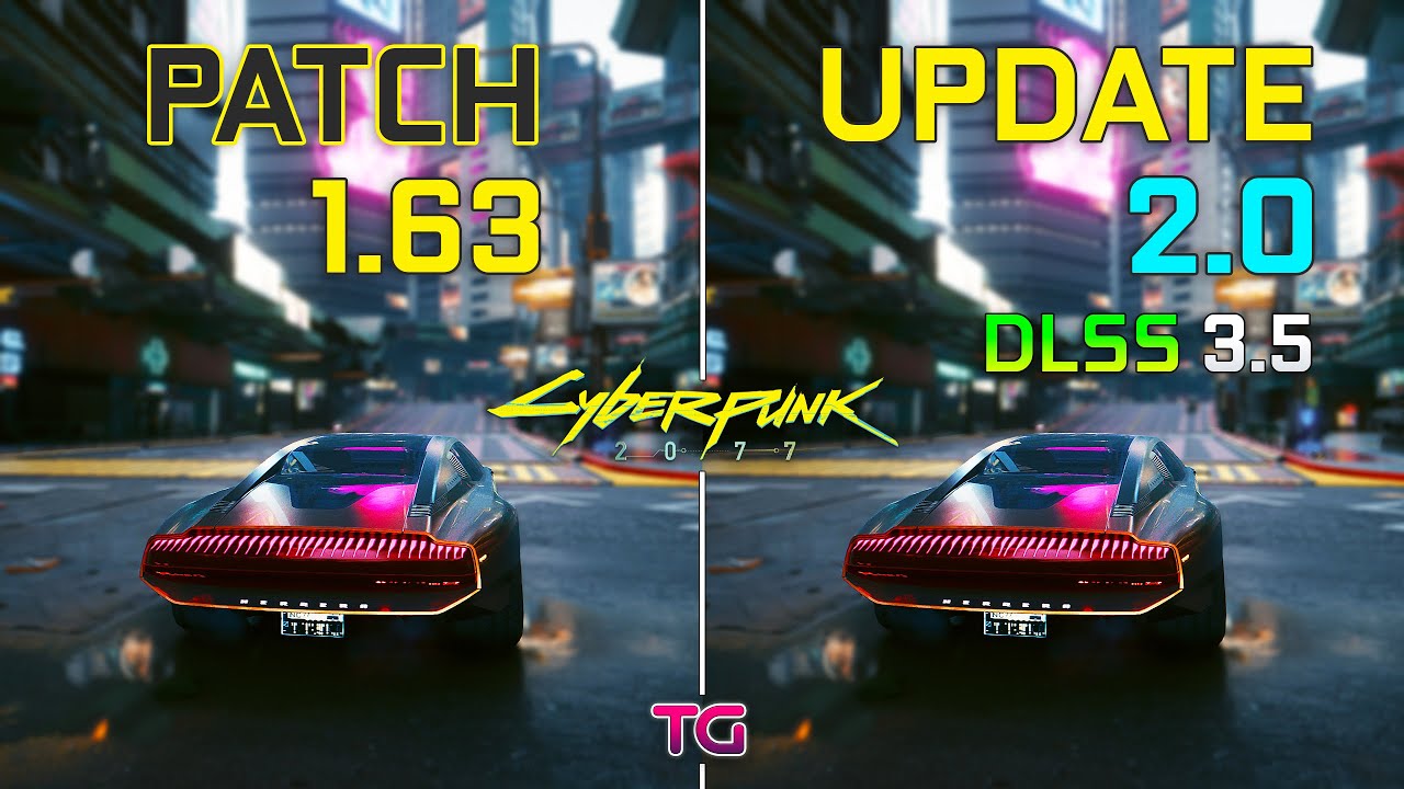 Cyberpunk 2077 2.0 vs 1.63 - Performance comparison with DLSS 3.5