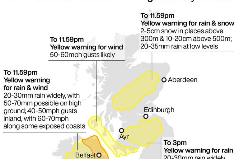 Hundreds of flood warnings still in place as 'danger to life' Storm ...