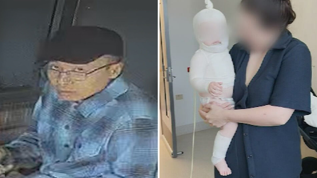 Manhunt ramps up for man accused of throwing hot coffee on baby