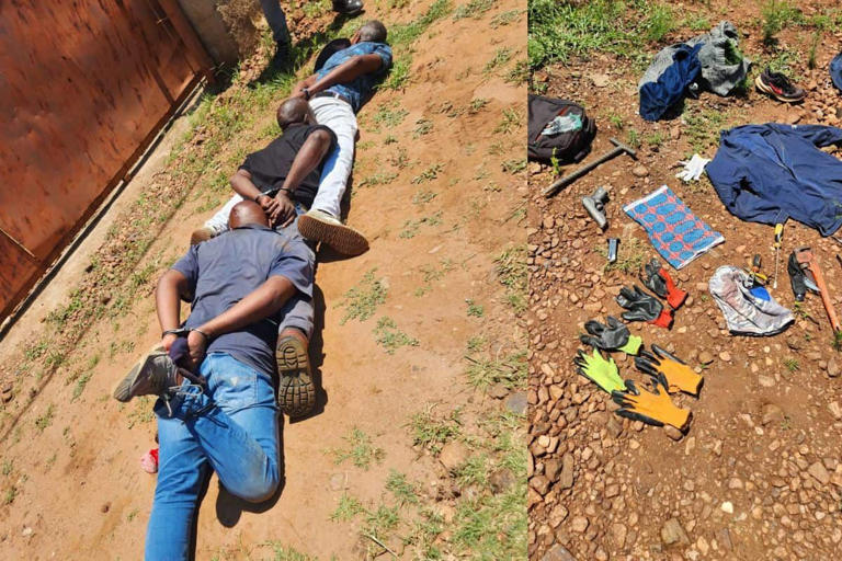 Three arrested after armed robbery of scrap metal dealer