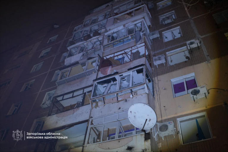 Four injured and 100 apartments damaged in Russian attack on ...