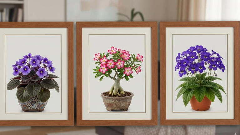 Flowering indoor plants: 8 small plants for your living room