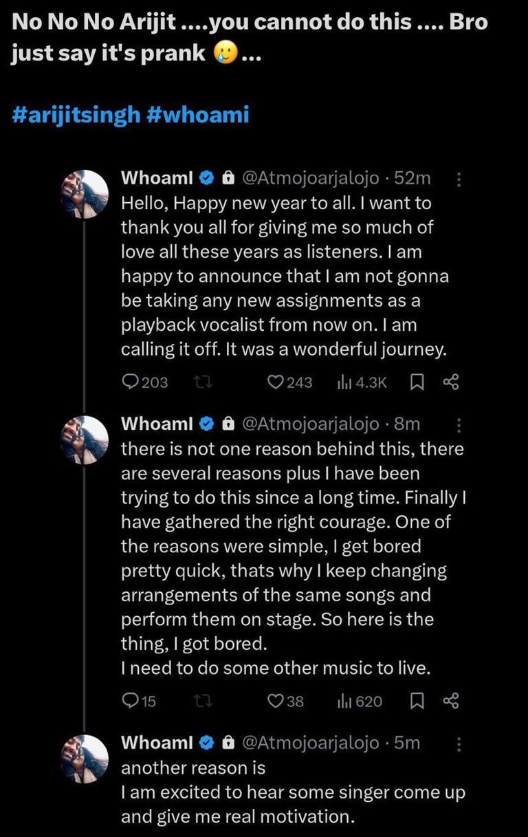 Reason why Arijit Singh called it quits at peak of his career