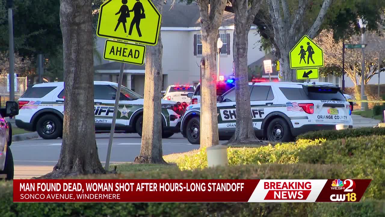 Woman shot in domestic incident, suspect found dead after long standoff ...