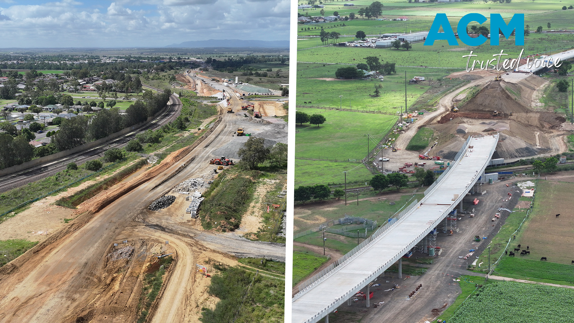 Building works on the Singleton bypass