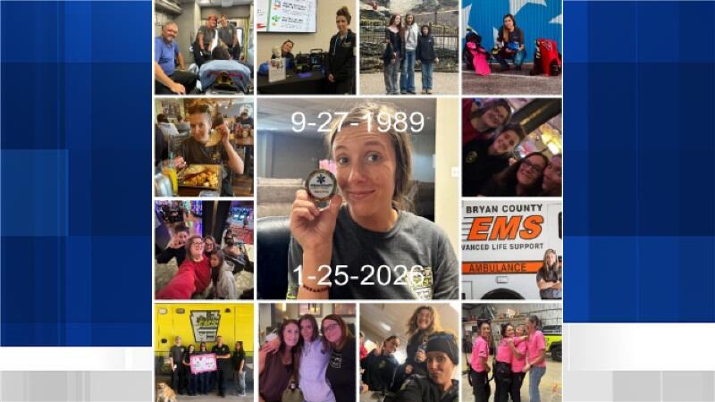 Bryan County EMS mourns loss of paramedic
