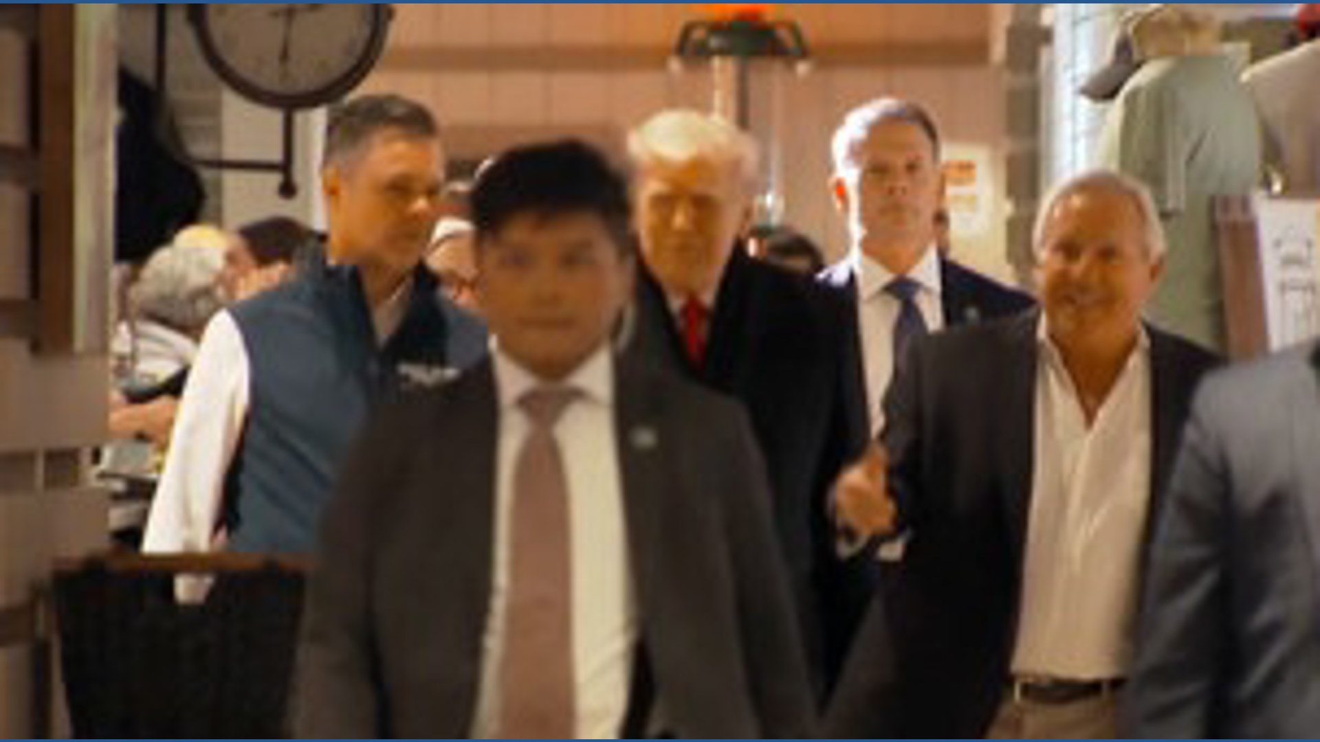 Machine Shed owner speaks on President Trump's visit