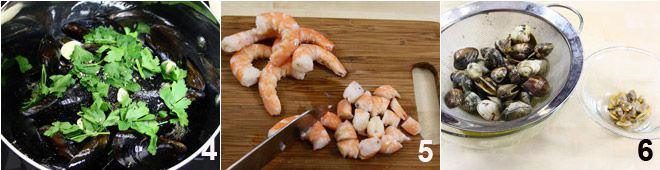 Venus rice with seafood