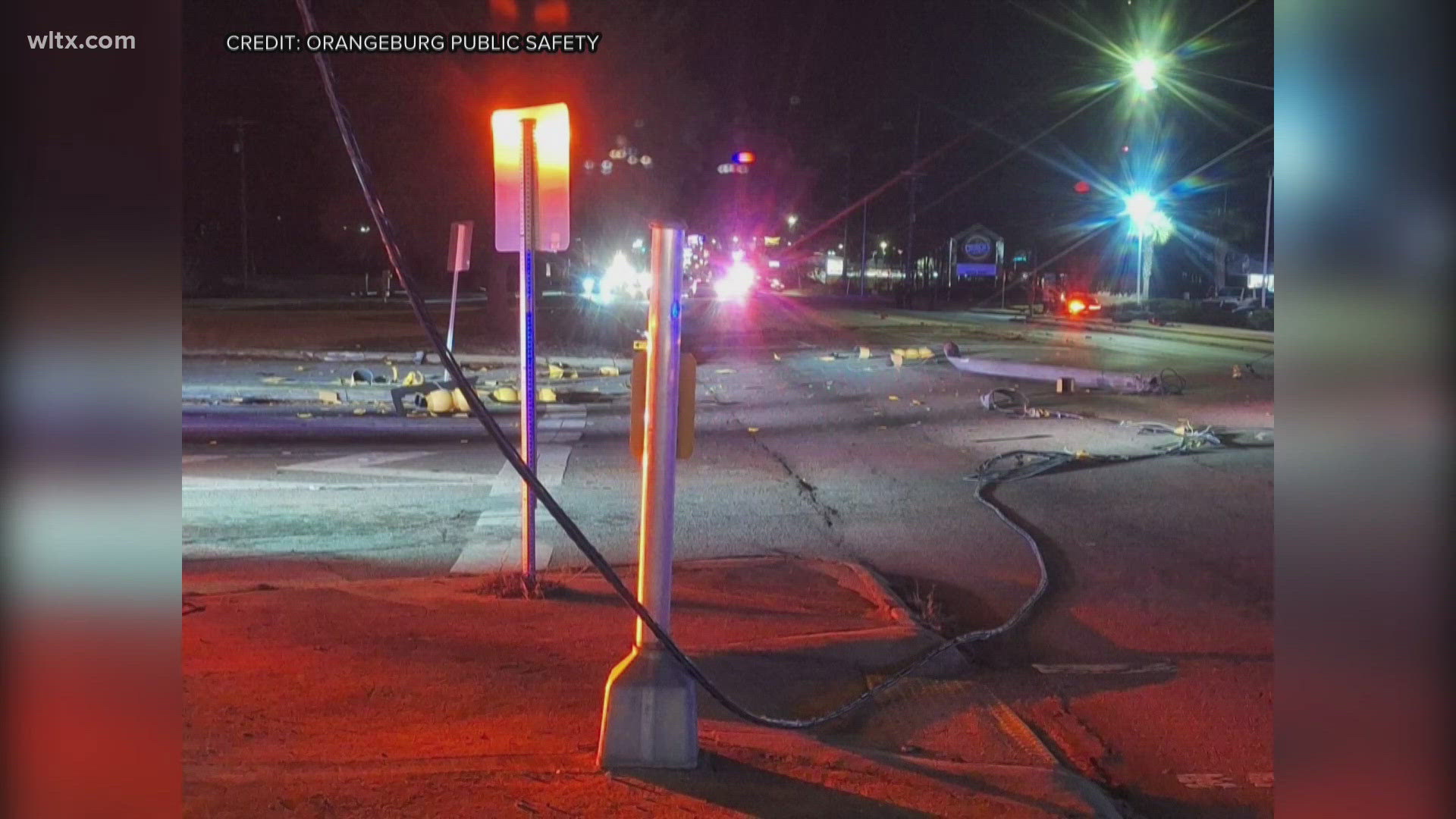 Accident closes intersection in Orangeburg