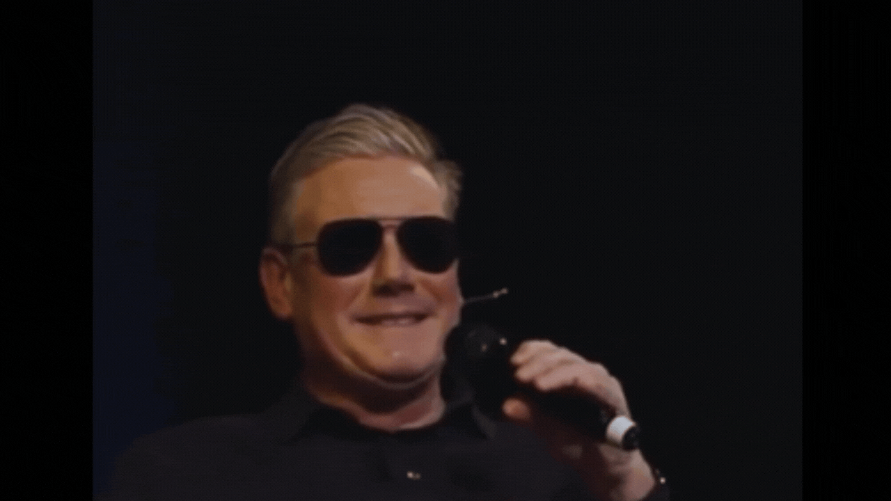 Video: Keir Starmer dons 'Top Gun' aviators to poke fun at Macron ...