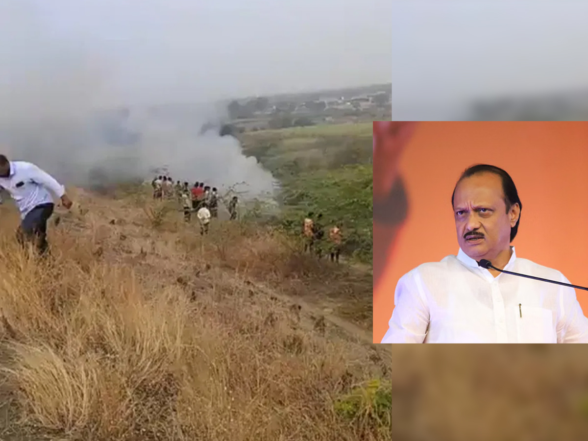 Video | Maharashtra's deputy CM Ajit Pawar's plane crashes during ...